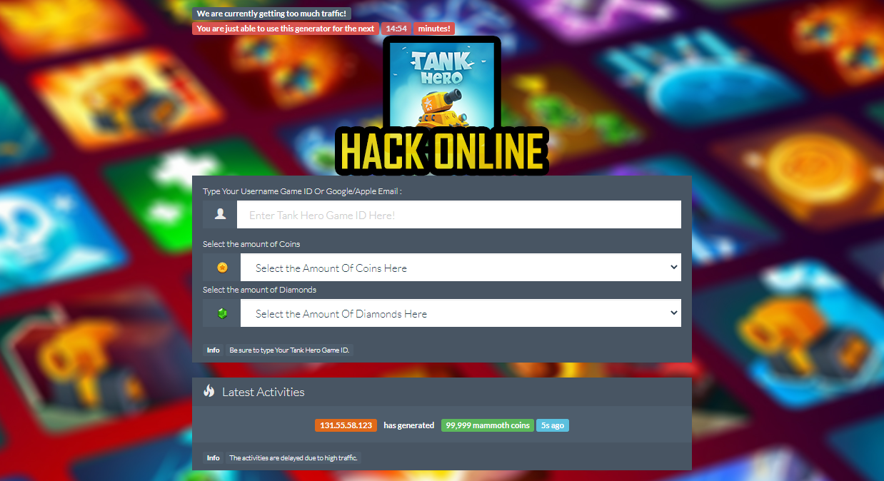 Tank Hero Hack Tutorial - Unlimited Diamonds & Coins in 10 Minutes[iOS ...